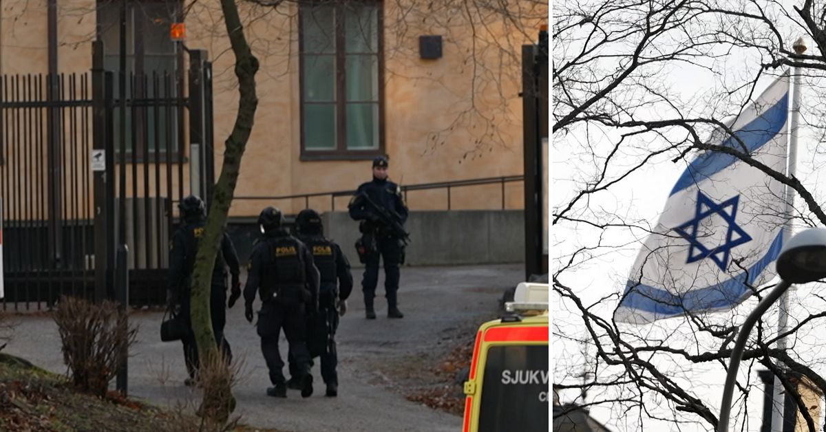 Farligt föremål hittat vid Israels ambassad | SVT Nyheter