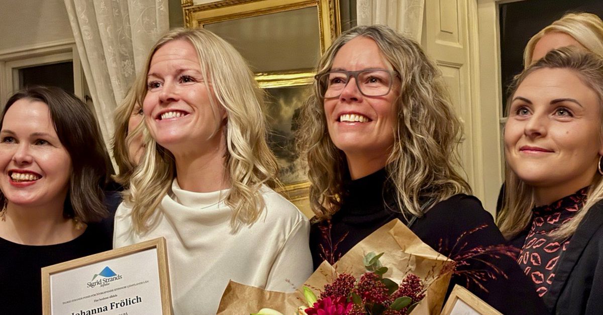 Johanna fick årets Sigrid Strands stipendium efter innovativ idé om ...
