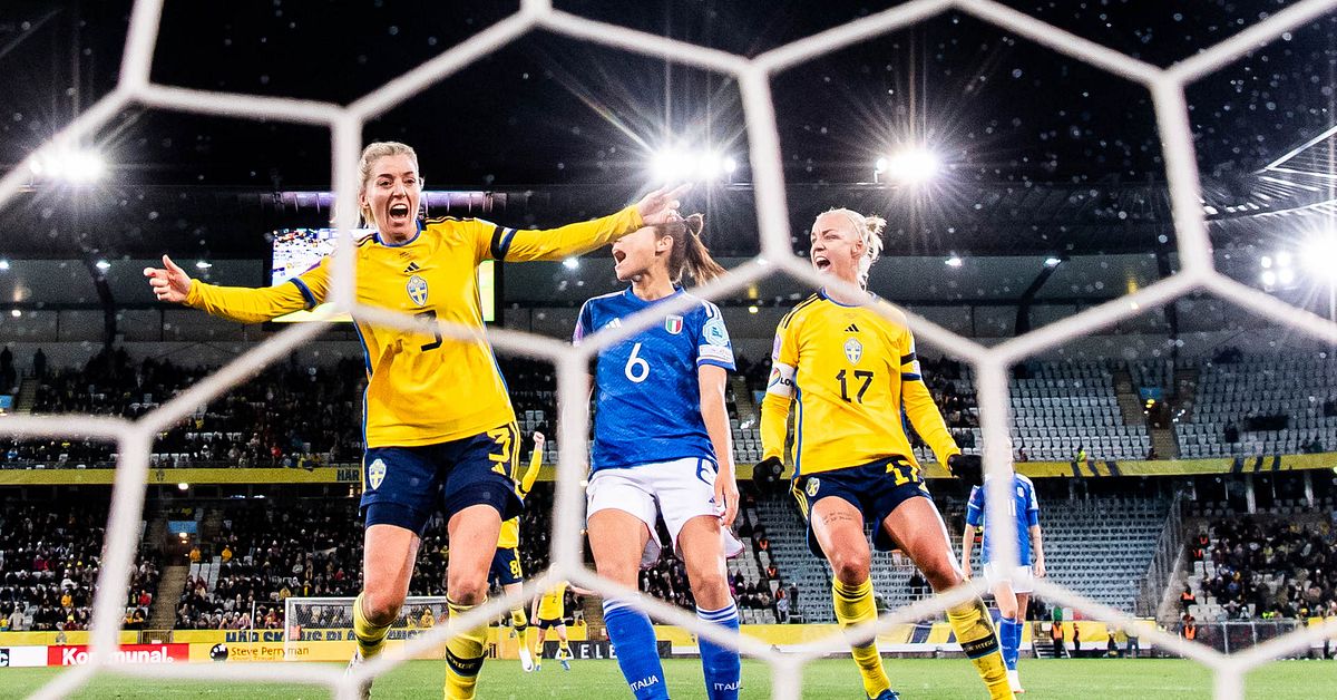 Linda Sembrant nickar in 1–1 | SVT Nyheter