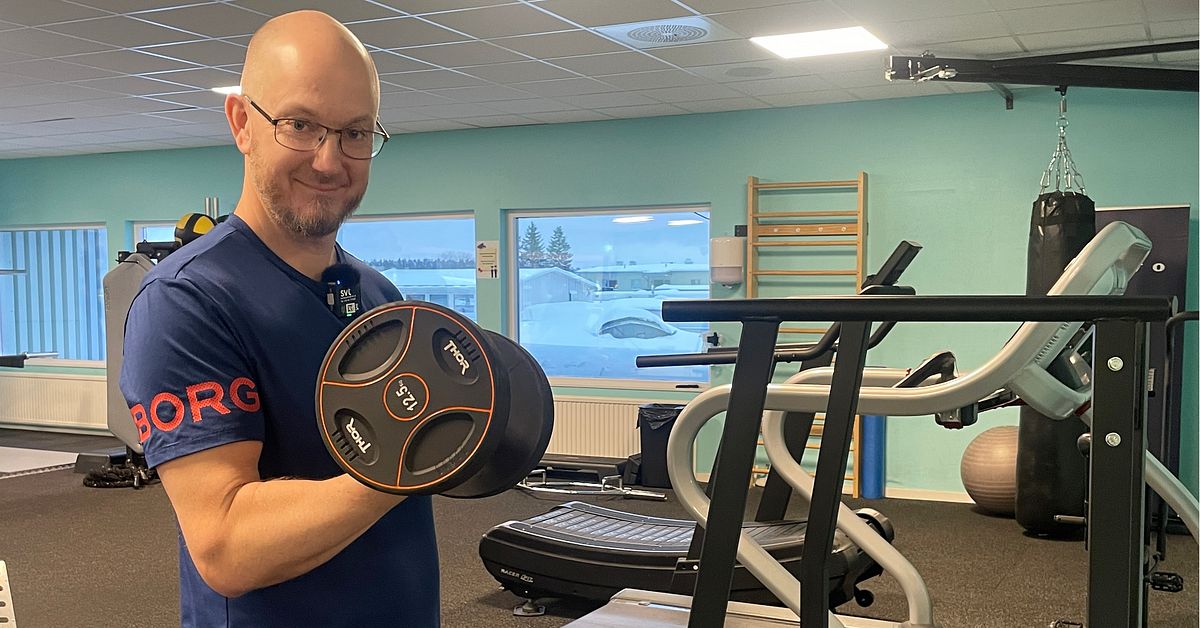 Så satsar företagen i Västerbotten på friskvård – Volvo Lastvagnar i Umeå byggde gym | SVT Nyheter