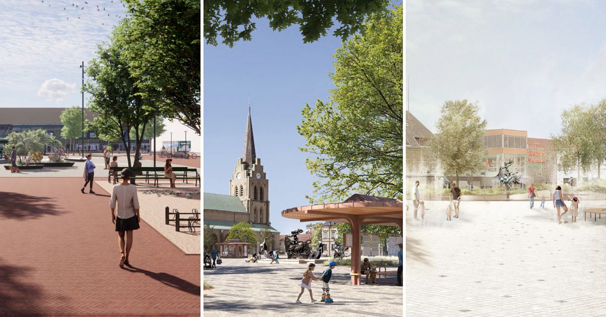 Så ska Stora torg i Halmstad se ut – vinnare koras i arkitekttävling ...