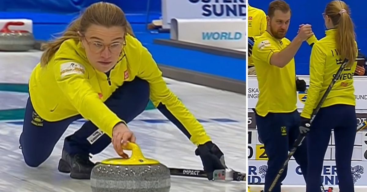 Curling: Syskonen Wranå till VM-final på hemmaplan i Östersund | SVT Sport