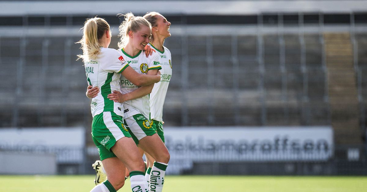 Fotboll: Hammarby vinner på övertid – efter snyggt mål av Emilie Joramo | SVT Sport
