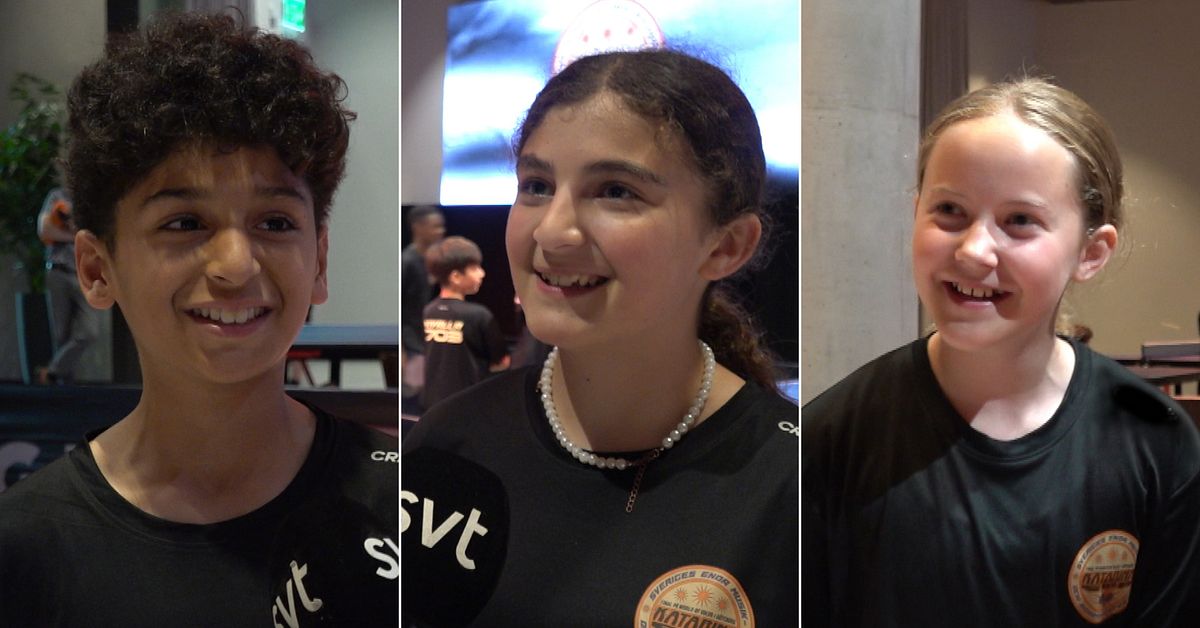 Pingis- och musikfestival tog hundratals barn till Göteborg | SVT Nyheter