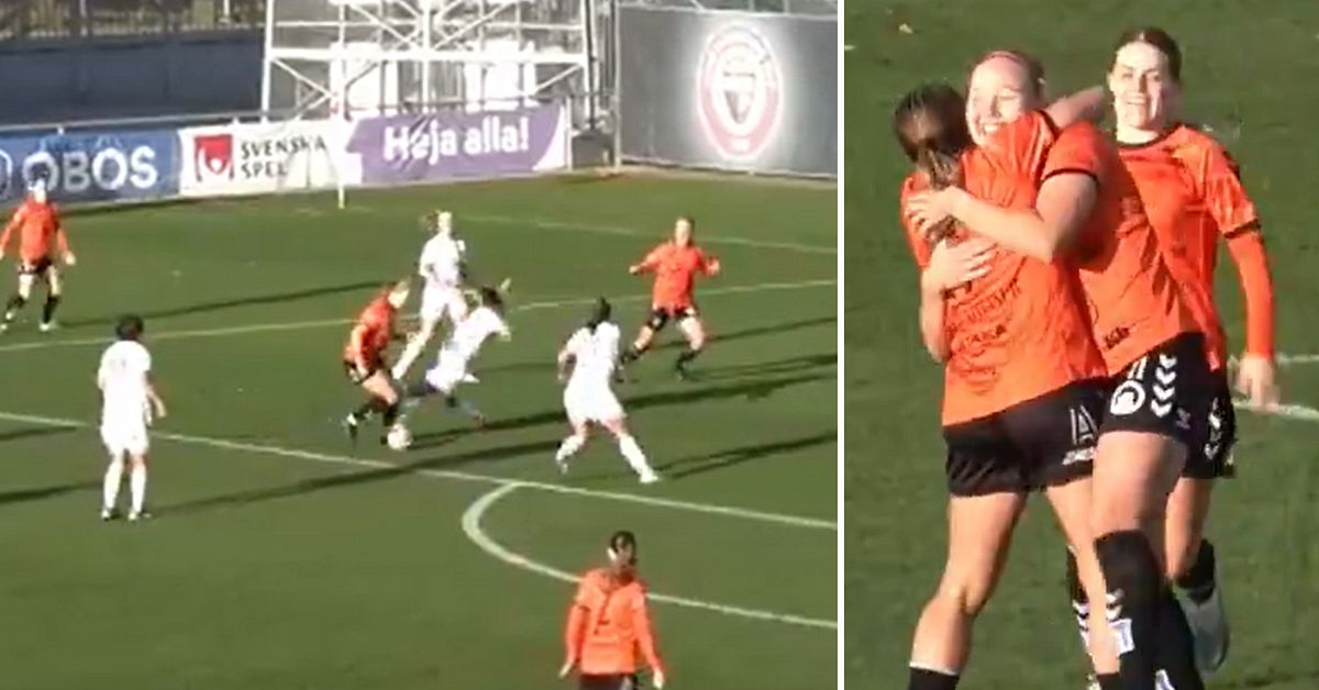 Fotboll: Kristianstads Hlin Eiriksdottirs solomål mot Djurgården bäddade för segern | SVT Sport