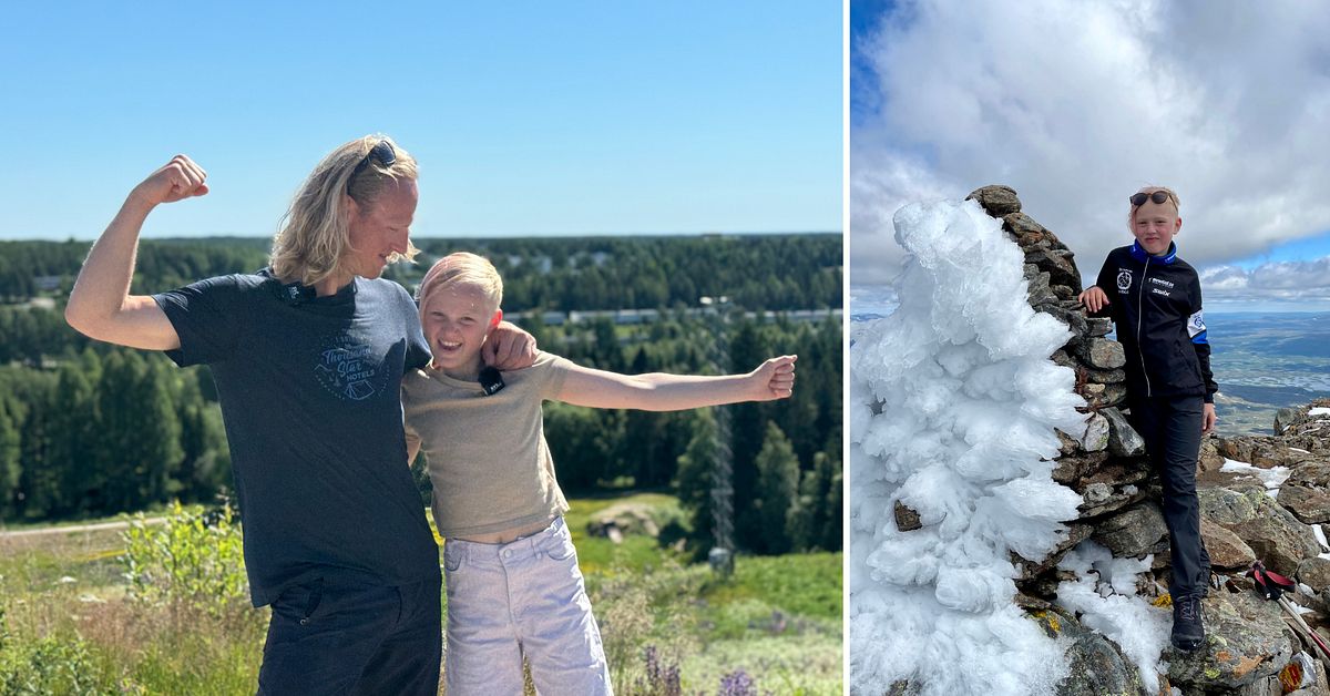 Lycke, 11 år, cyklade 16 mil och besteg fjäll i Hemavan: ”Inspirationen ...