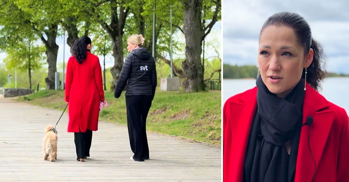 Agnieta om mötet med blottaren i Växjö: ”Jag blev rädd” | SVT Nyheter