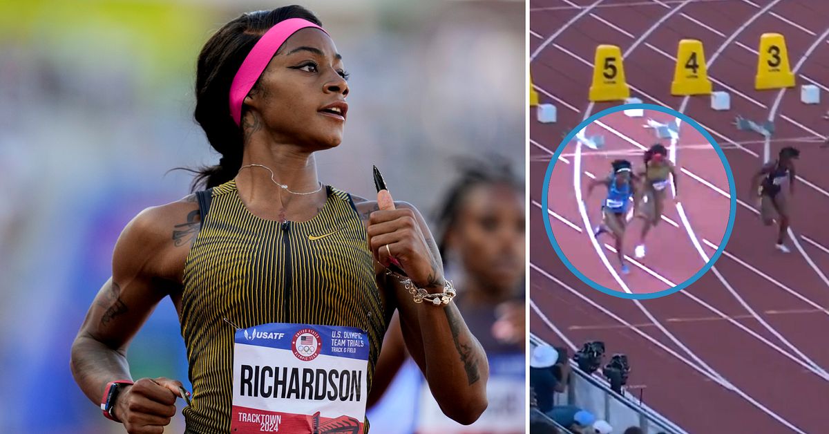 Friidrott: Sha'Carri Richardsons mäktiga upphämtning i OS-uttagningen | SVT Sport