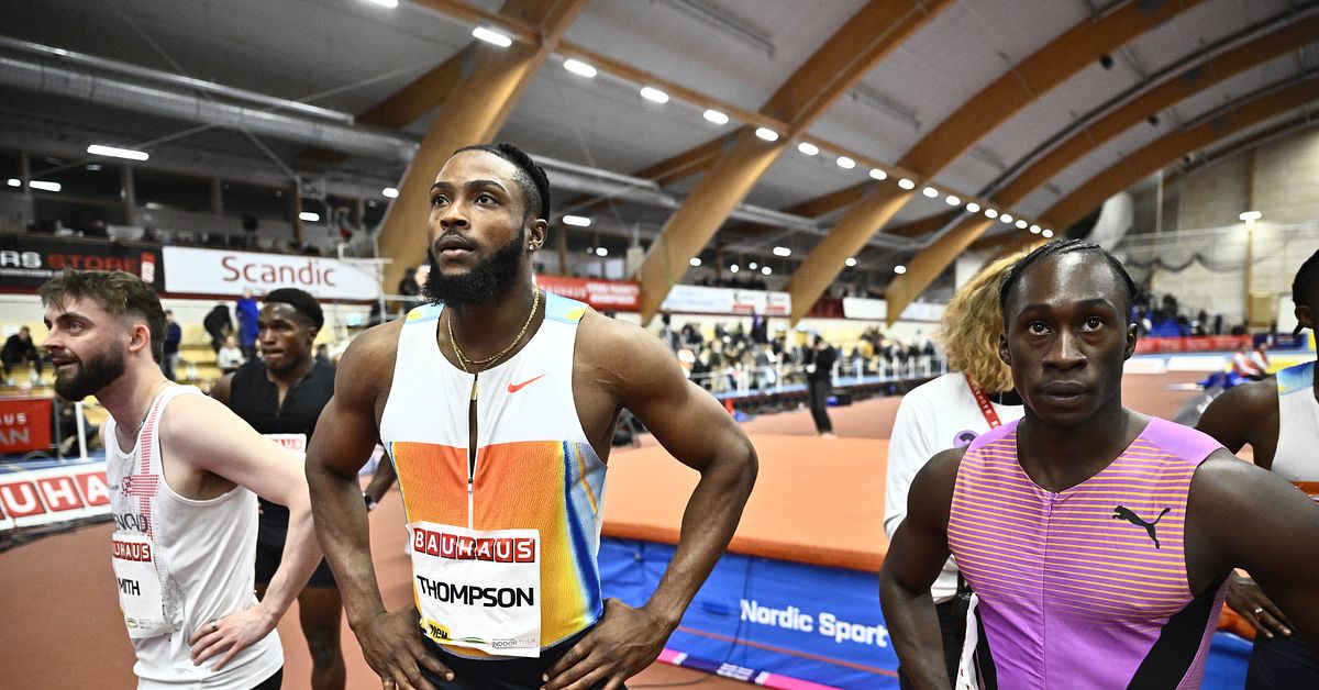 Friidrott: Världens snabbaste man Kishane Thompson bara trea i ...
