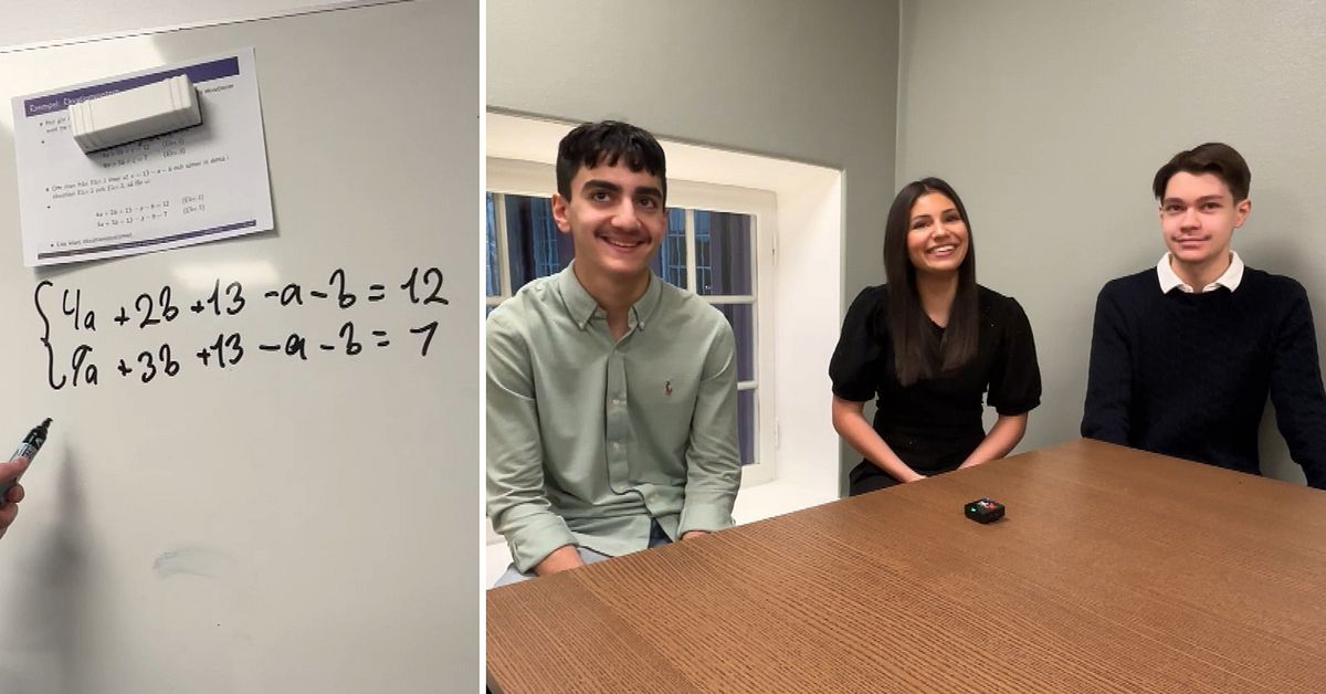 Framtidens matematiker utbildas i Eskilstuna – se eleverna lösa ...