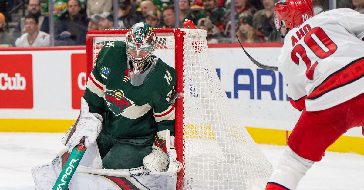 Ishockey: Filip Gustavsson storspelade för Minnesota Wild | SVT Sport