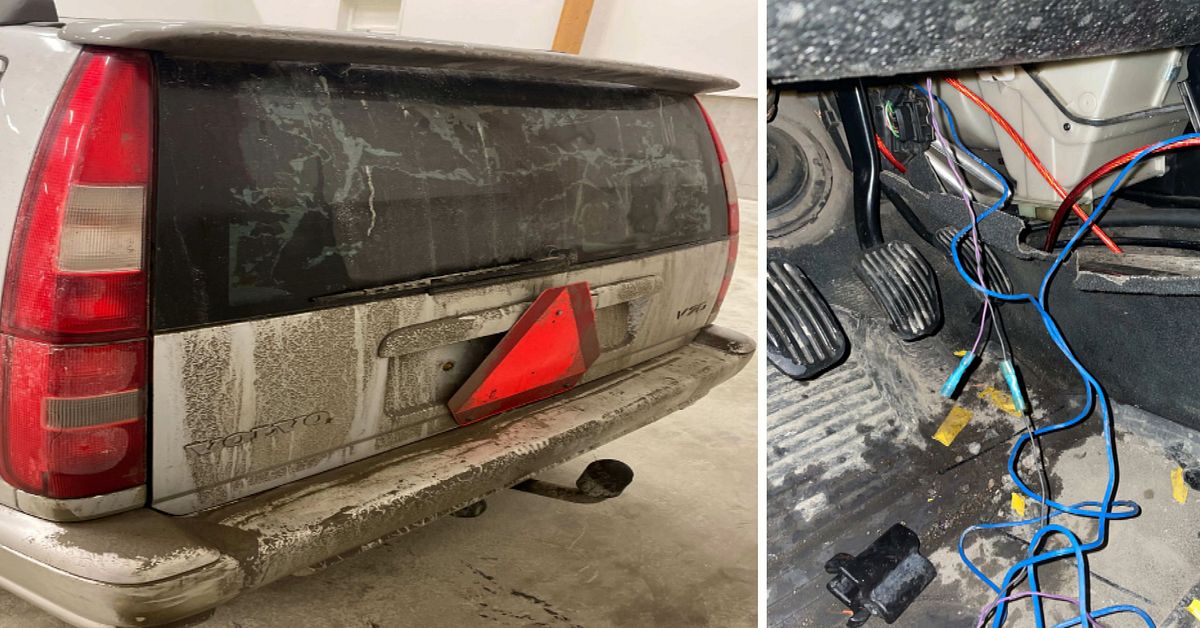 Trimmade EPA-traktor till bil – kunde köra i 100 km/h | SVT Nyheter