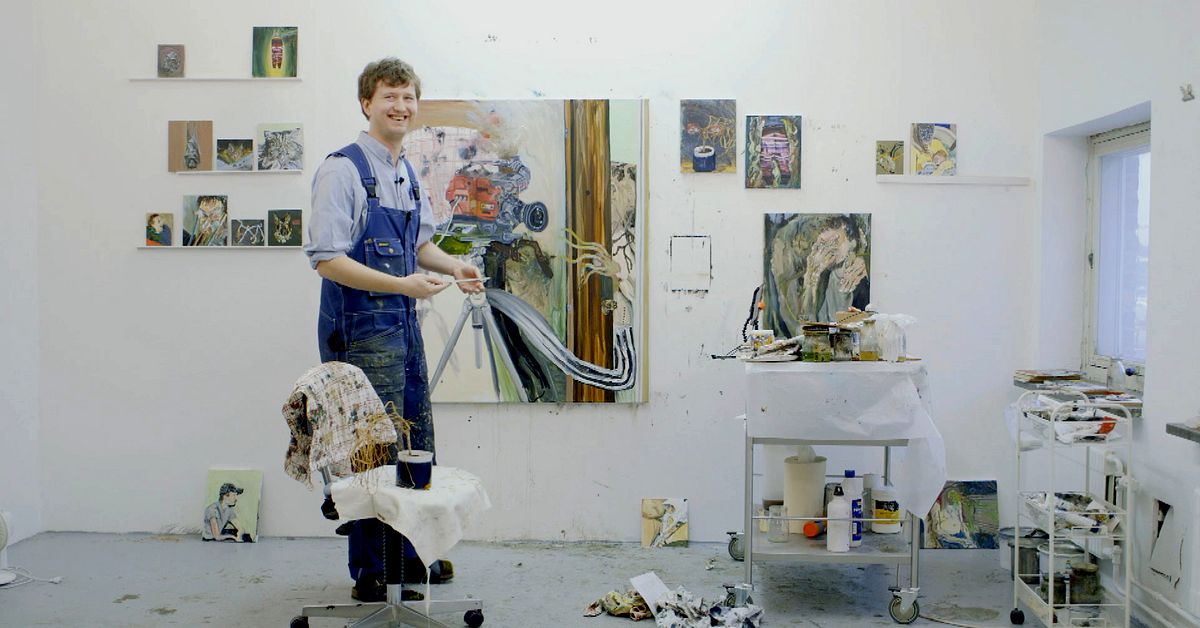 Jonatan Pihlgren aktuell med utställningen ”Vargtimme” på Göteborgs konsthall | SVT Nyheter