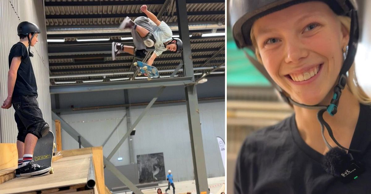 SM i skateboard i Borlänge – se tricken i den vertikala rampen | SVT ...