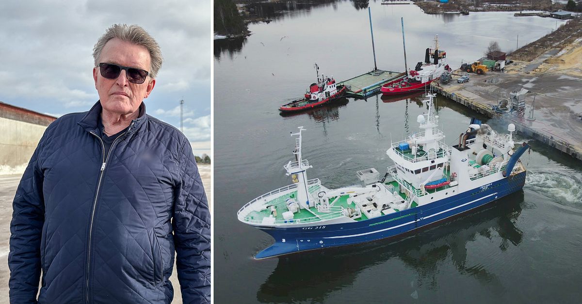 Trålare stoppas från hamnen i Norrsundet | SVT Nyheter