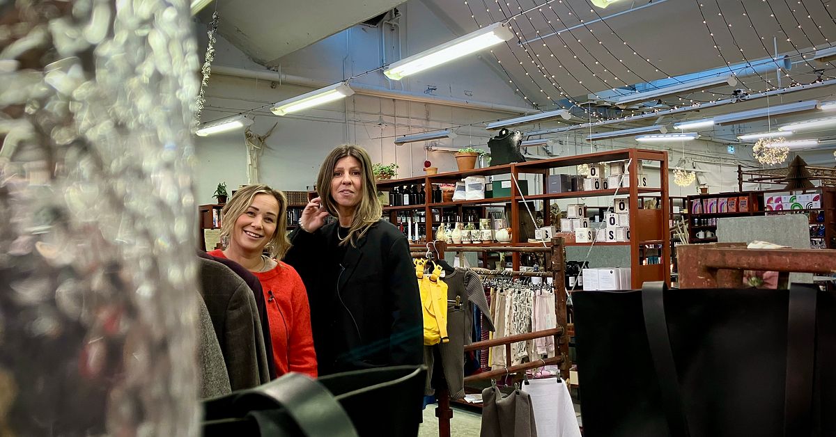 I nya hållbarhetsgallerian Holma Market i Forsa är all butiksinredning ...