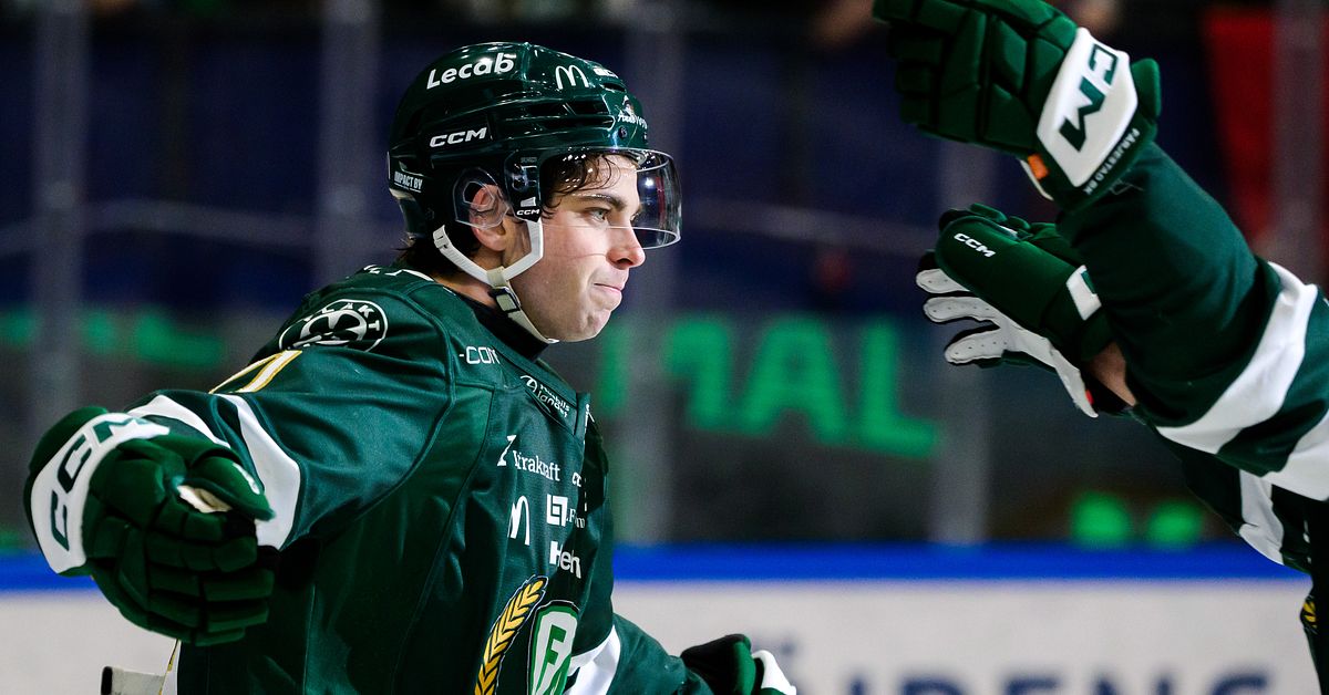 Ishockey: Viktor Lodin målskytt igen – efter 16 matcher | SVT Sport