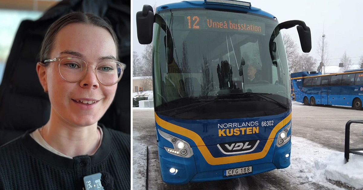 Färre åker långt med buss i Västerbotten efter pandemin: ”Förändrat beteende” | SVT Nyheter