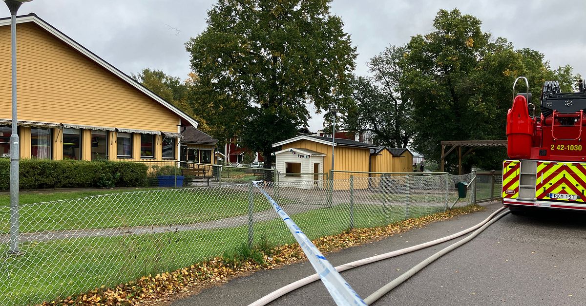 Förskola i Ringarum håller stängt efter branden | SVT Nyheter