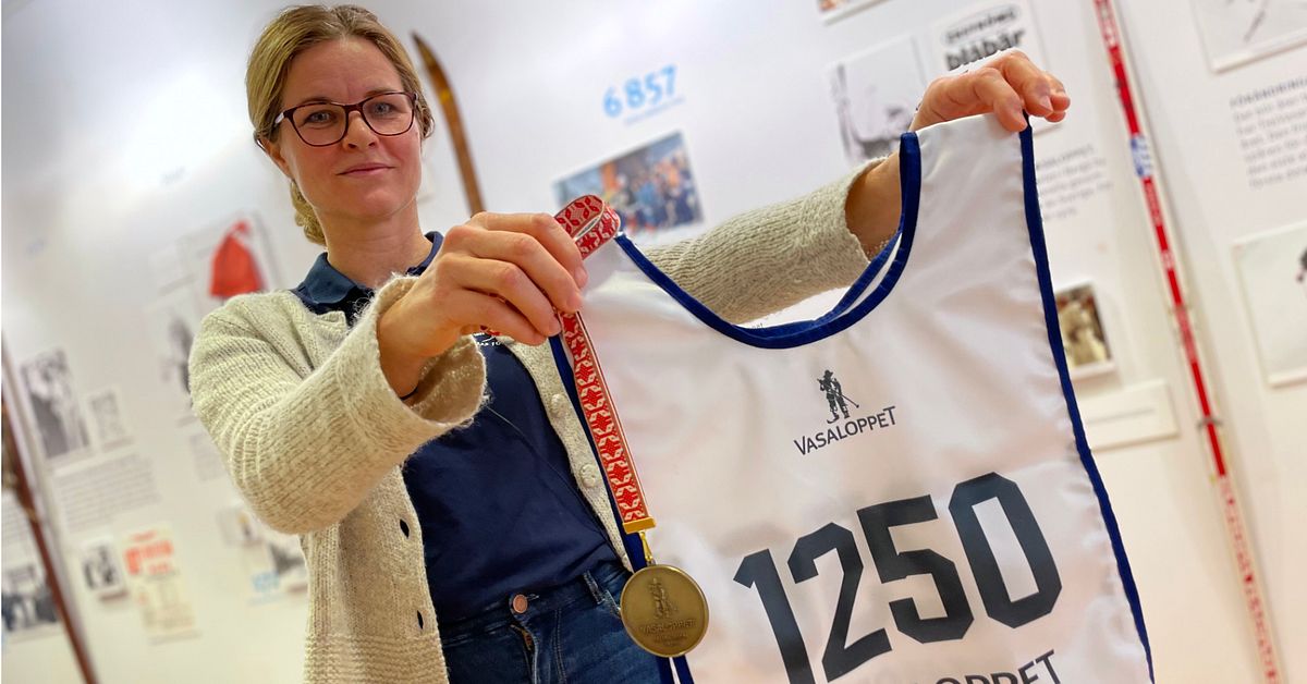 Nu åker nummerlappen och medaljen från Vasaloppet upp i rymden | SVT ...