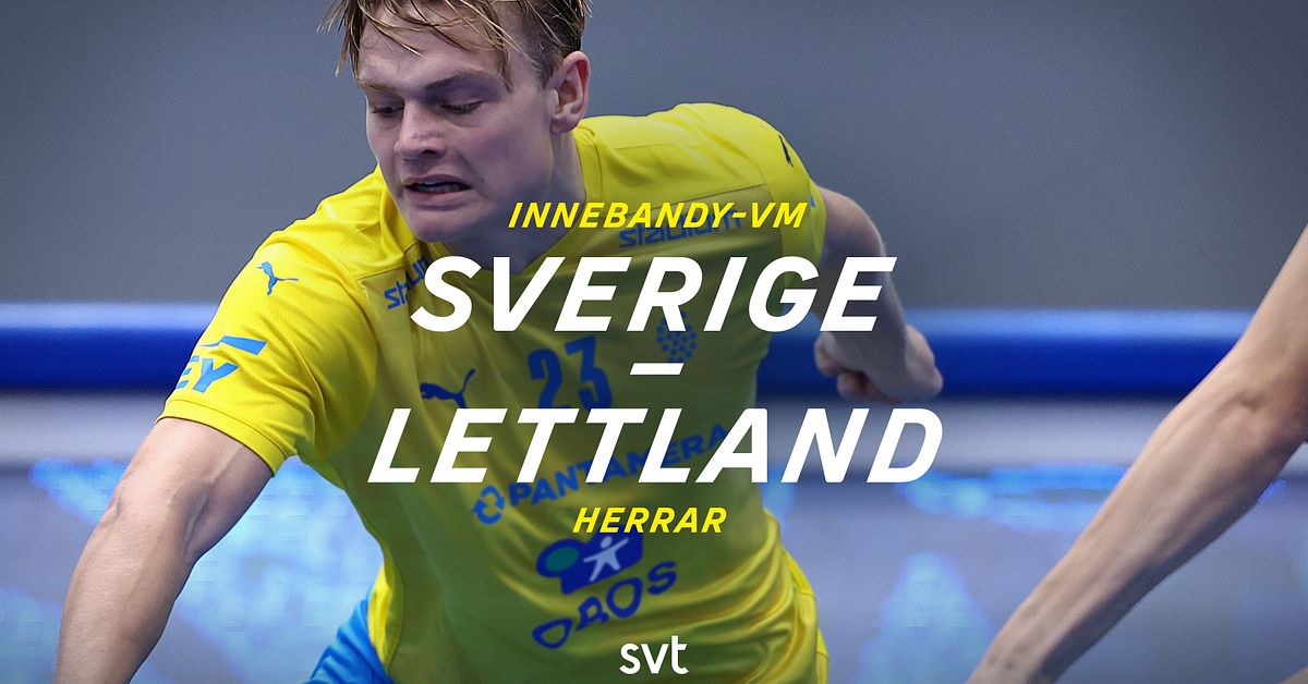Innebandy: Sverige möter Lettland i innebandy-VM | SVT Sport