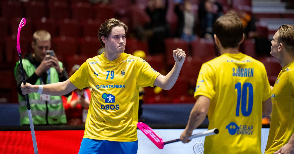 Innebandy: Sverige till VM-semifinal – efter oväntad jätterysare | SVT Sport