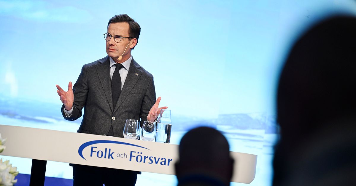 Ulf Kristersson (M) och Magdalena Andersson (S) höll tal i Sälen | SVT Nyheter