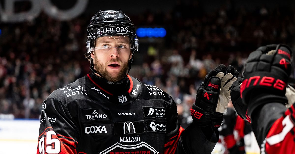 Ishockey: Malmös Carl Persson nådde milstolpe mot Färjestad | SVT Sport