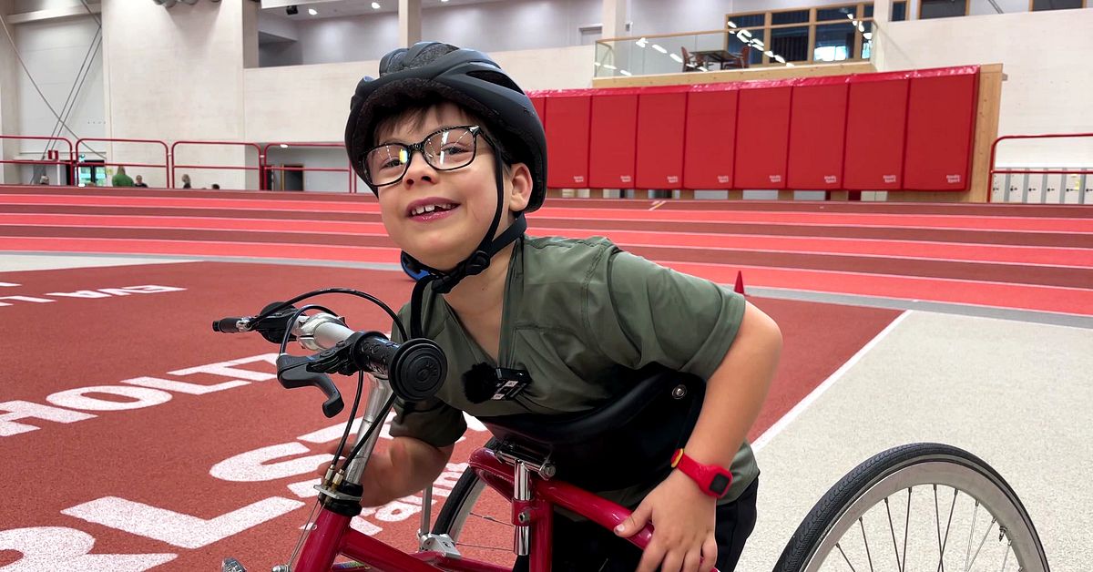 Tage, 8, testade sport på egna villkor – när parasportläger intog ...
