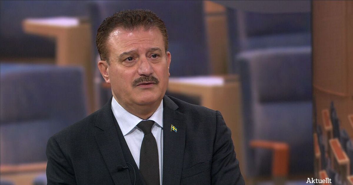 Jamal El-Haj (S) intervjuas i Aktuellt | SVT Nyheter