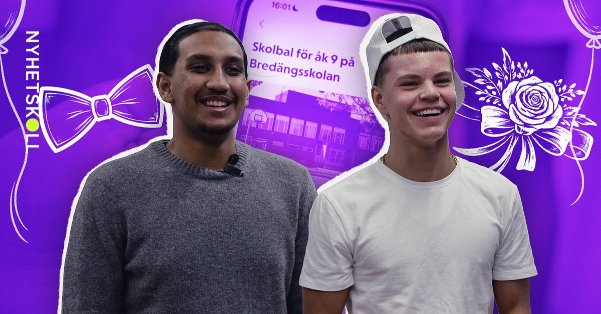 Eleverna anordnar egen skolbal – samlade in 70 000 kronor | SVT Nyheter