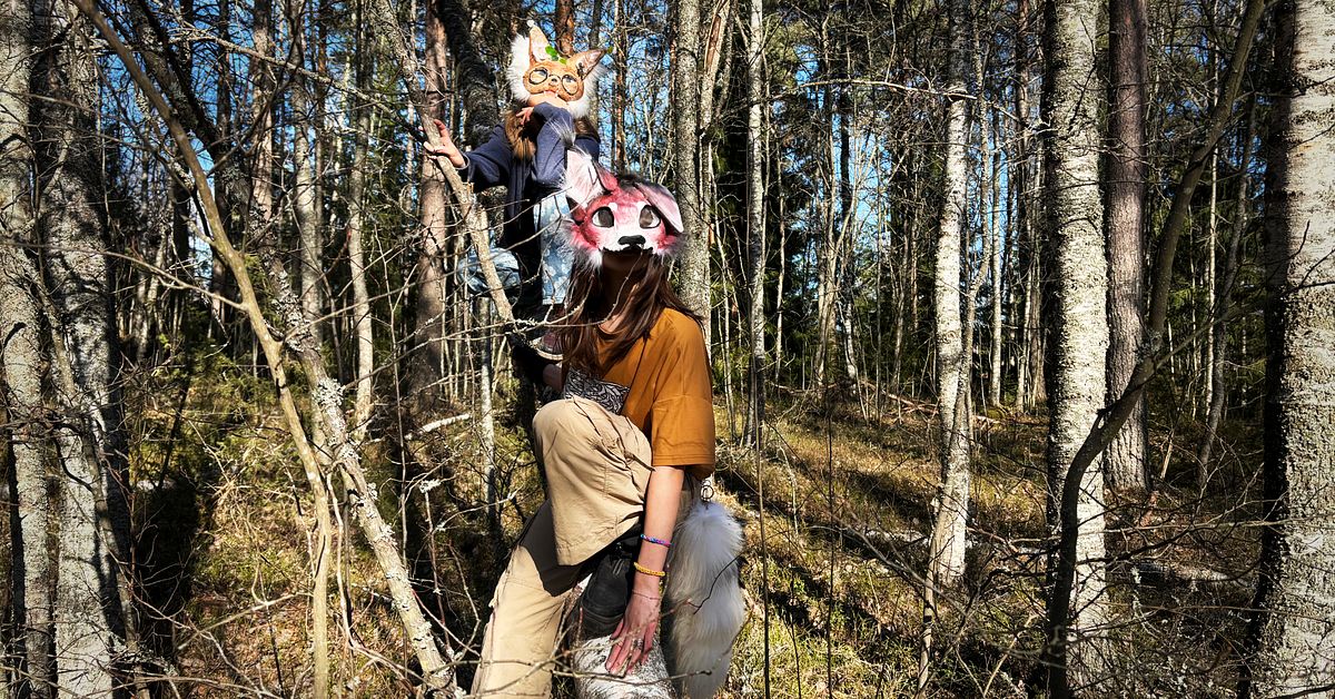Katja och Juni har varit therians i två år: ”Känner en stark koppling till djur” | SVT Nyheter