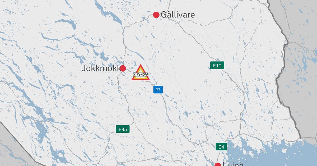 En Död I Lastbilsolycka Utanför Jokkmokk Svt Nyheter