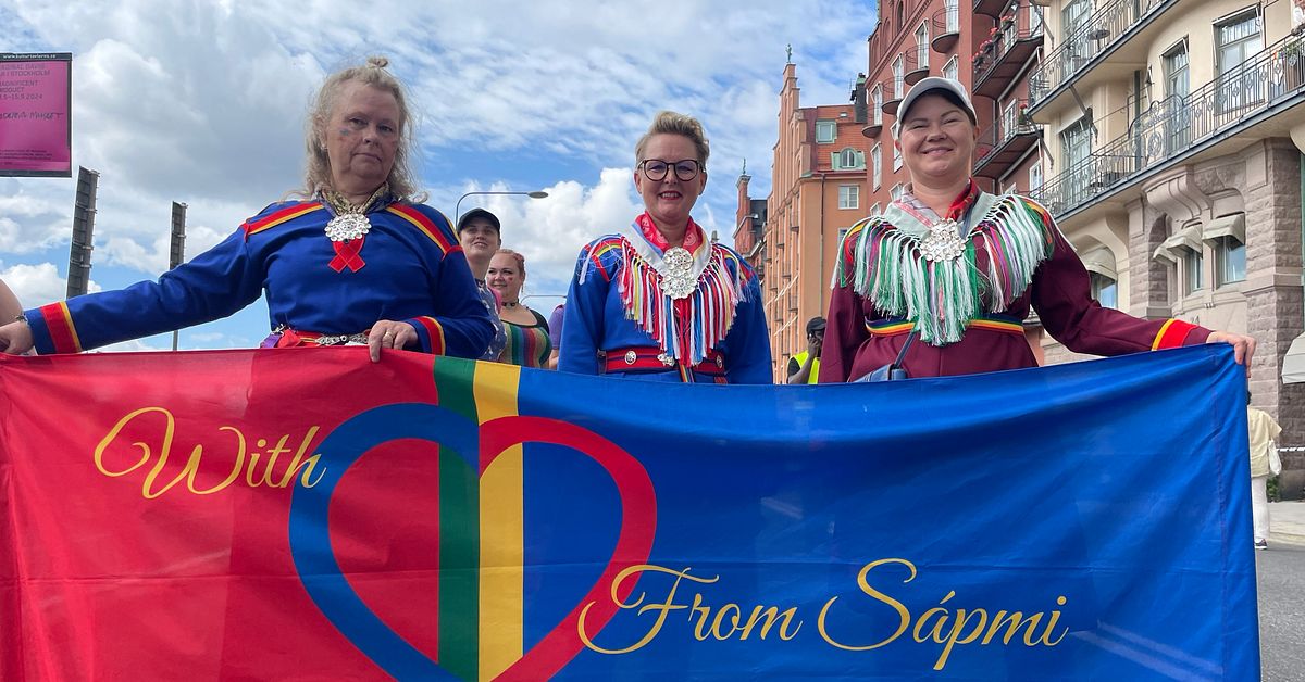 Bara kärlek till Sápmi under Pride: ”Rider på adrenalinvågen ...