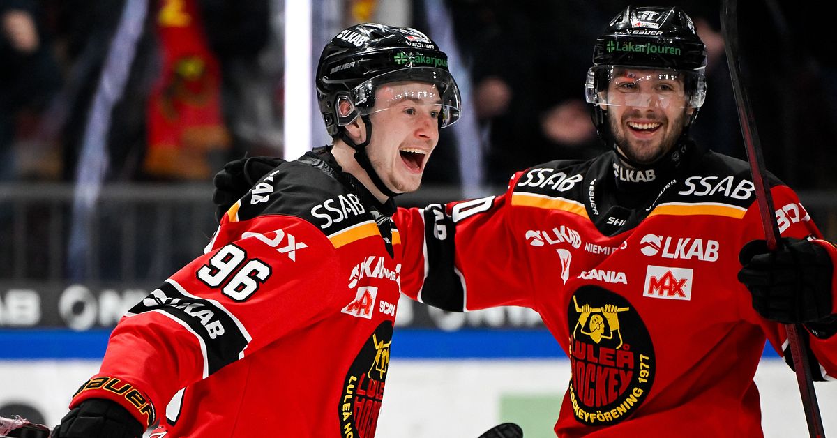 Ishockey: Luleå vann första semin – Pontus Andreassons målsuccé fortsätter | SVT Sport