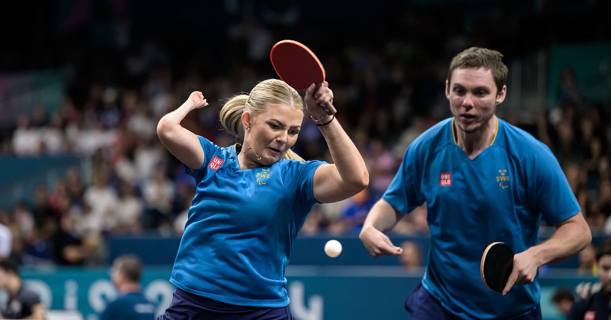 Bordtennis: Svenska mixeddubbelparet Anja Händén och Jonas Hansson åkte ...