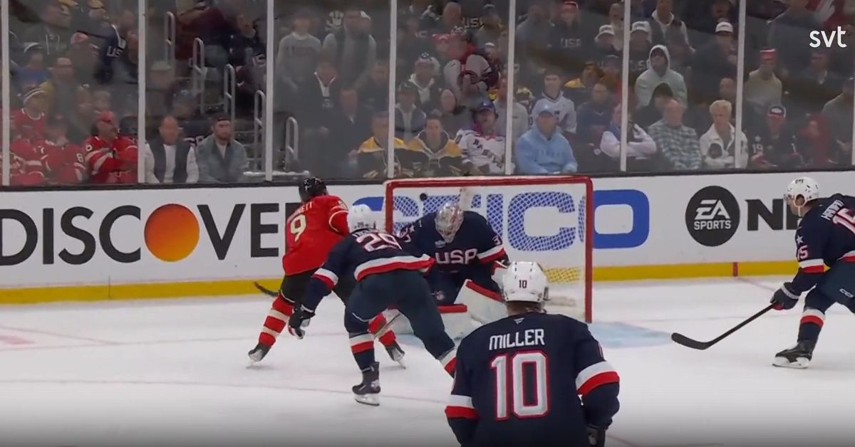 Sam Bennett vräker in pucken i första krysset | SVT Nyheter