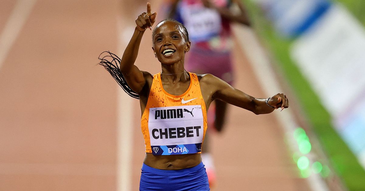 Löpning: Kenyanskan Beatrice Chebet slog världsrekord på 10 000 meter ...