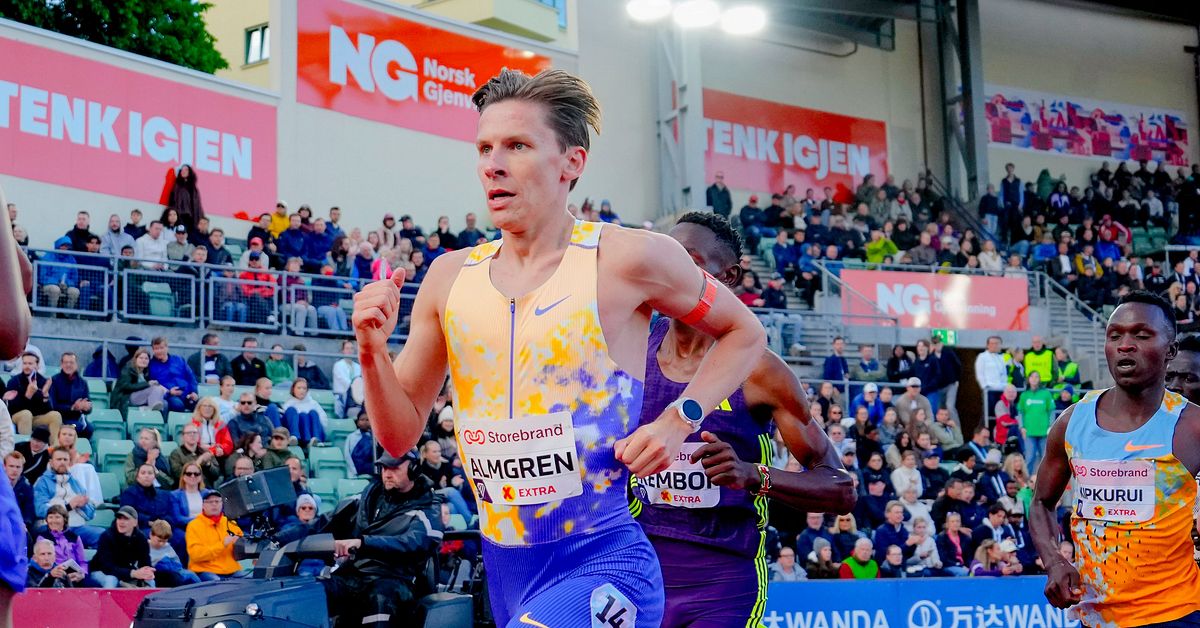 Friidrott: Näst bästa 5 000 meter av Andreas Almgren | SVT Sport