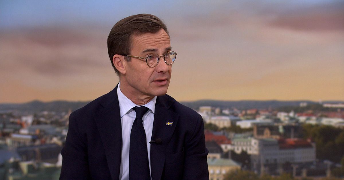 Ulf Kristersson (M) om samtalet med Donald Trump: Han ställde många frågor om Ukraina | SVT Nyheter