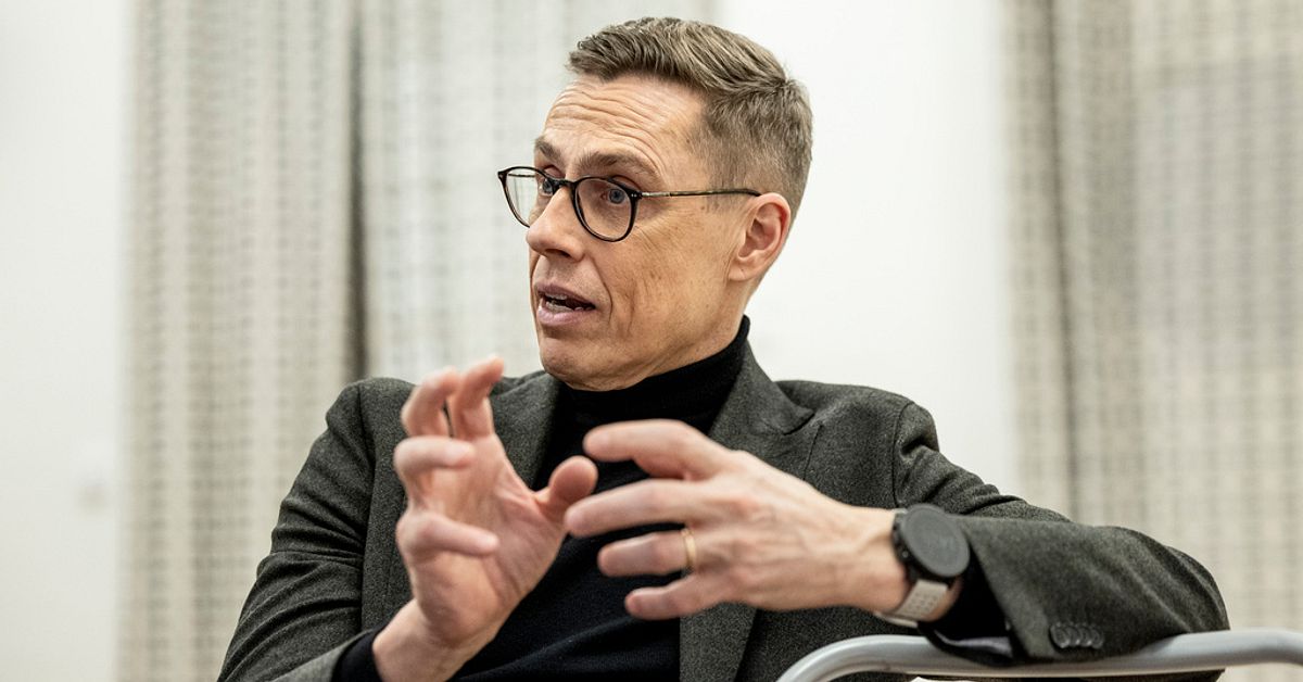 Stubb pitää Suomen ja Ruotsin yhteistyötä erittäin tärkeänä | SVT Nyheter