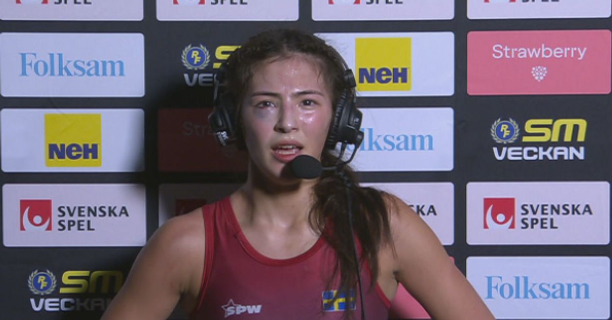 Ami Olsson ska fira brottningsguldet med kebab | SVT Nyheter