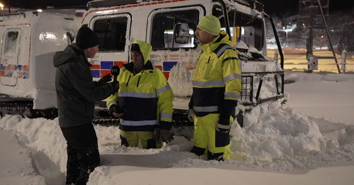 ”Den här snön är lite konstig” – SMHI: Röd vädervarning i Gävleborg ...