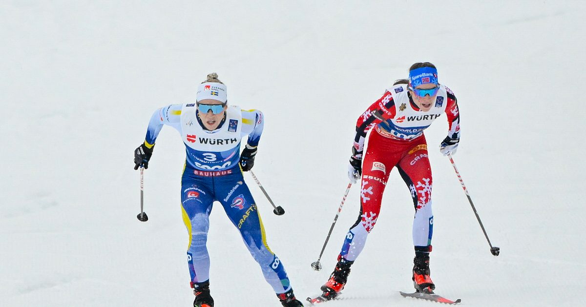 Stafett damer 7/3 | SVT Nyheter