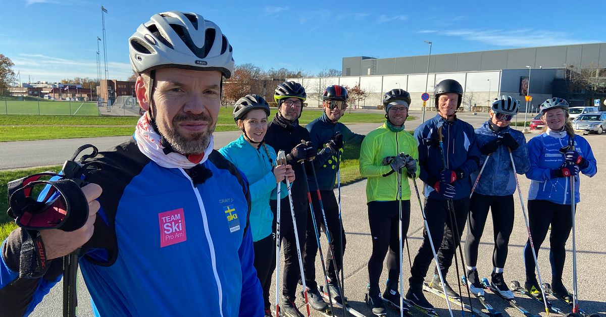 Han introducerar rullskidor för Blekingeborna | SVT Nyheter
