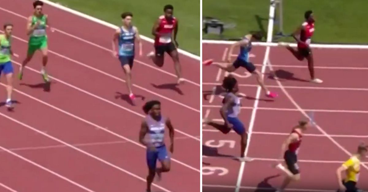 Friidrott: Britten Jake Odey-Jordan slog av på takten för tidigt | SVT ...