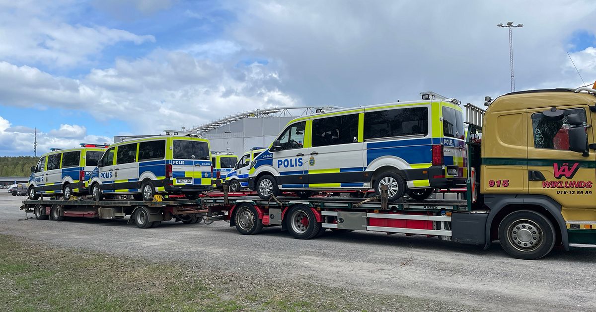 Hundratals fordon – se polisen förbereda sig inför toppmötet i Luleå ...