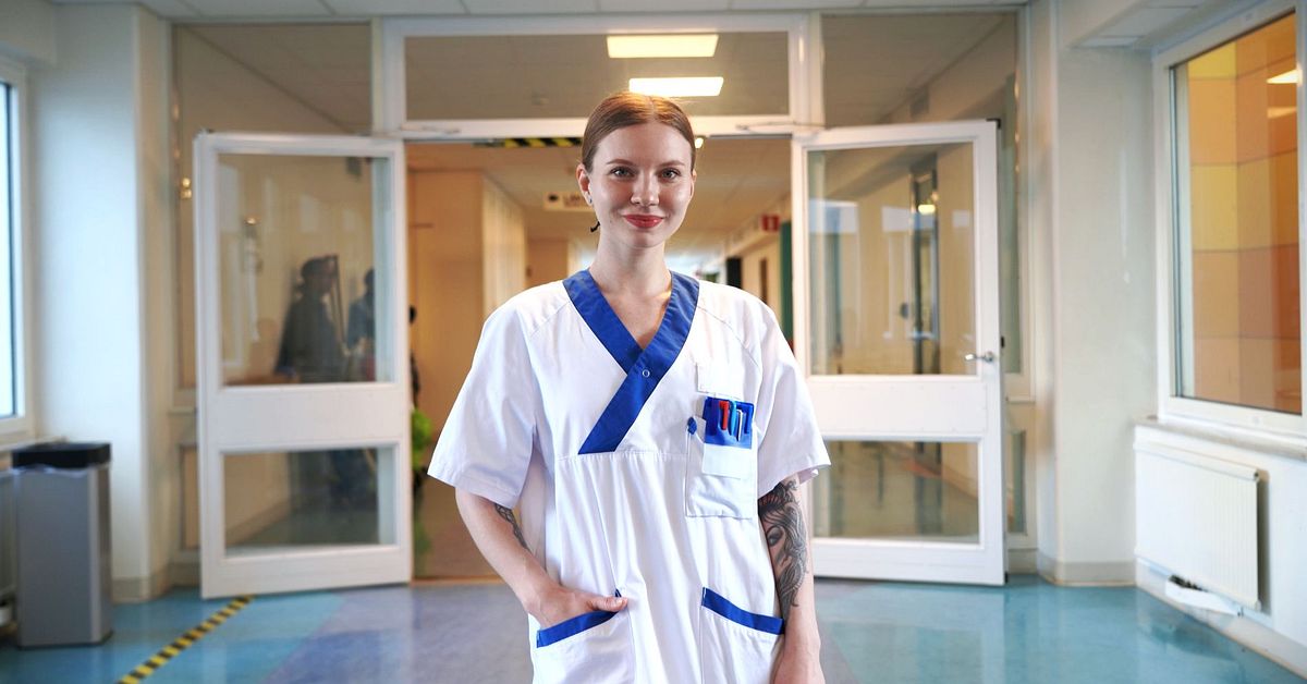 Sjuksköterskan Anastasiia flydde Ukraina – fick jobb på Akademiska ...