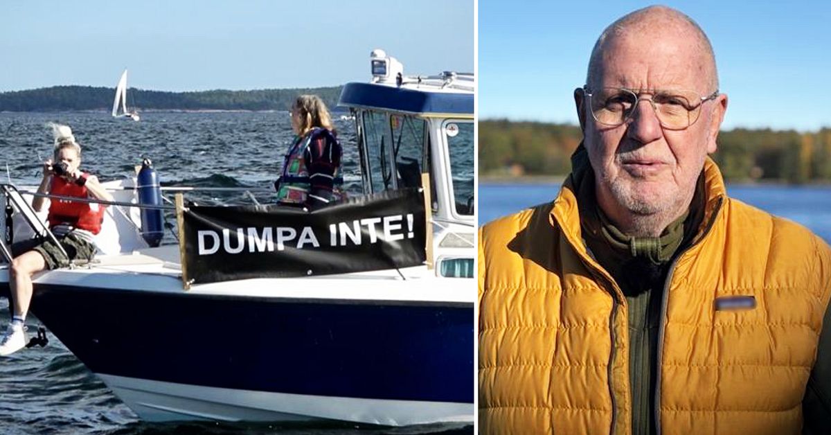 Skulle dumpa giftiga massor i skärgården – planerna stoppas | SVT Nyheter