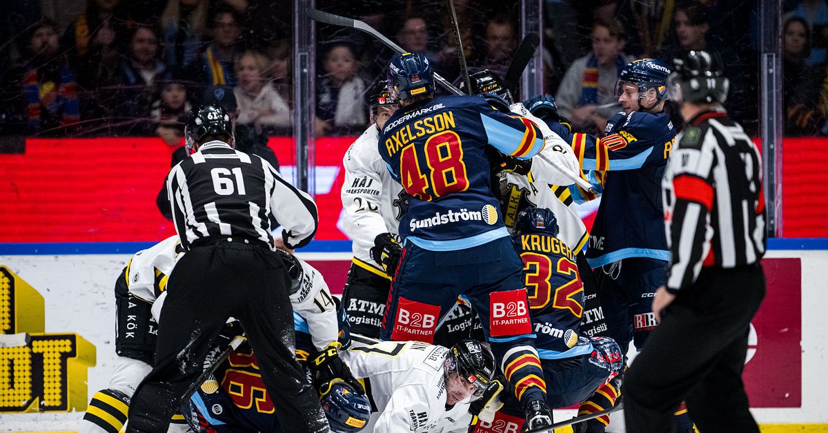 Ishockey: Djurgården vann kaosderby – fyra matchstraff delades ut | SVT Sport
